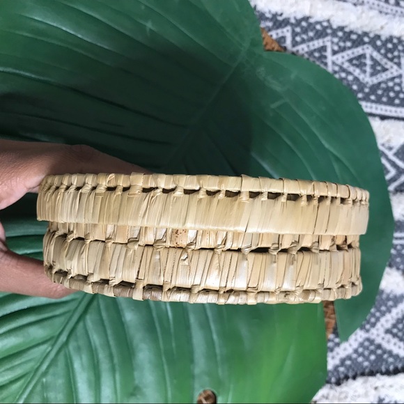 Accents | Round Woven Cowrie Shell Basket With Lid | Poshmark